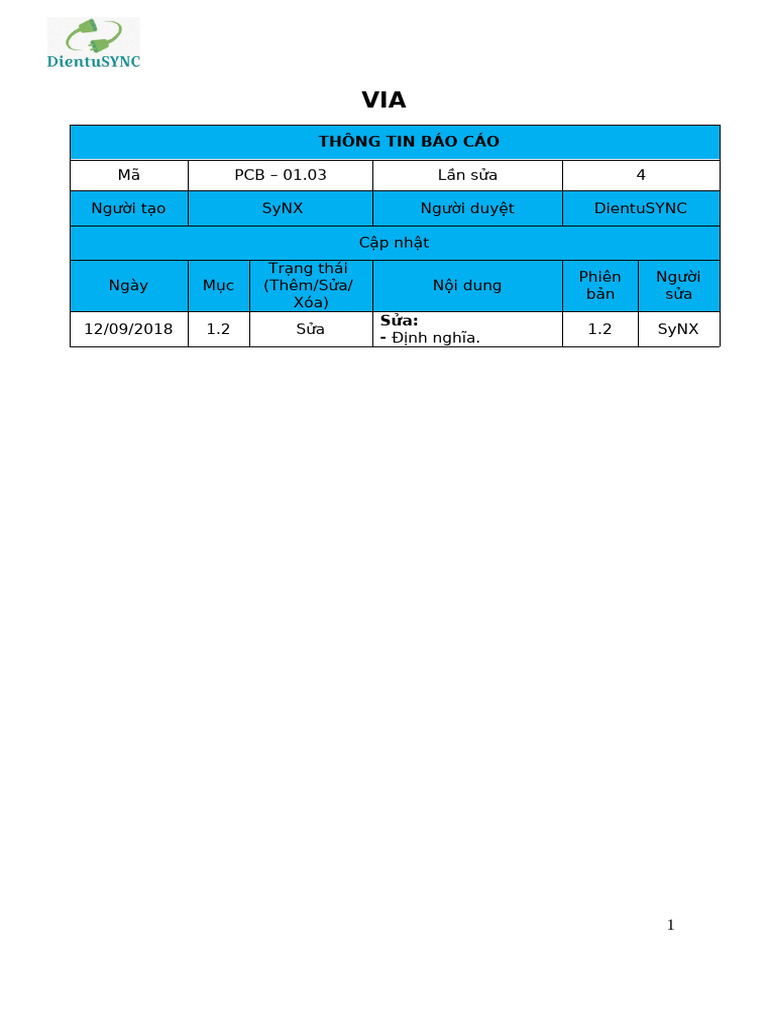 Thuat Ngu Co Ban Trong Thiet Ke PCB-Phan 2-Via | PDF