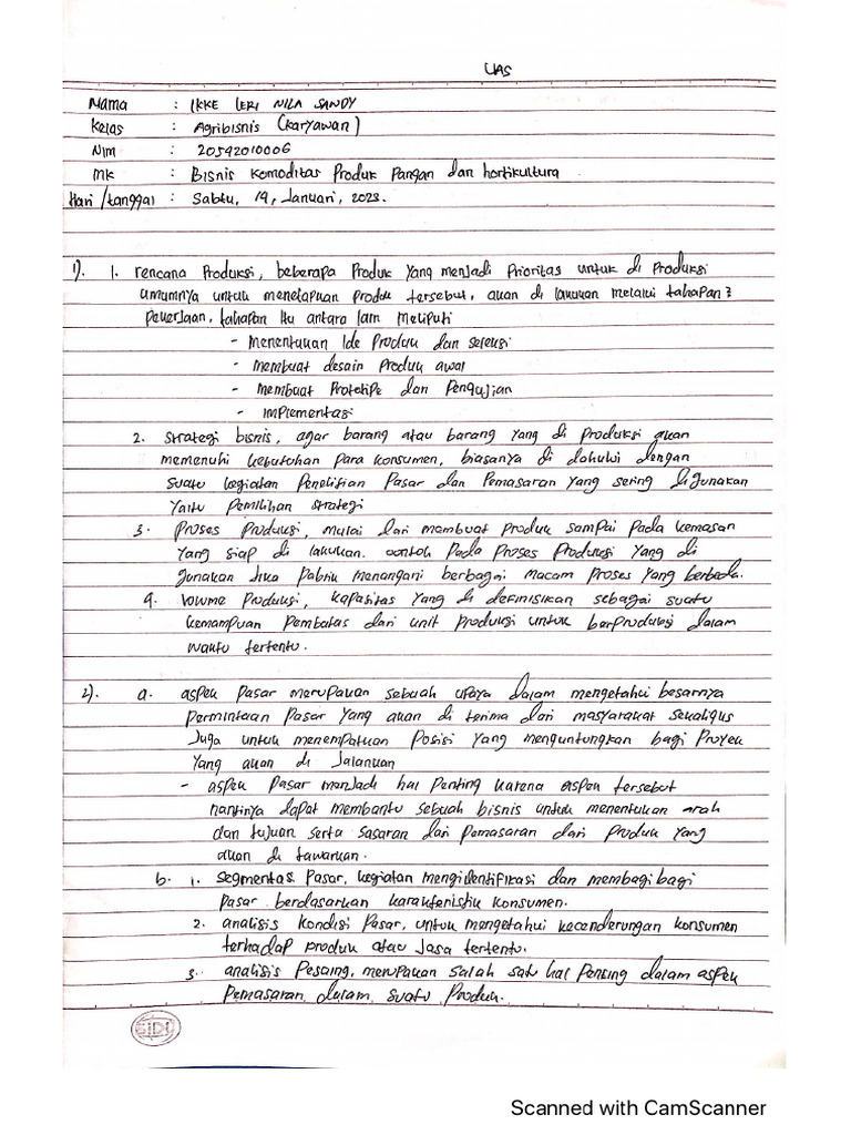 UAS Bisnis KPP Dan HT Agb Ikke | PDF