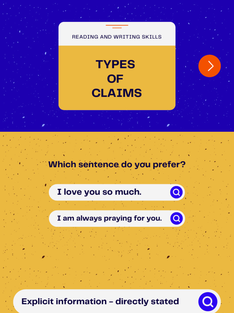 Types of Claims | PDF