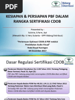Sertifikat Cdob Pengajuan | PDF