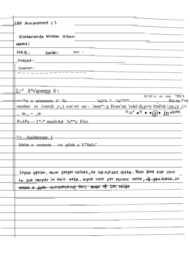 Lab Assignment 9.05.2025 | PDF