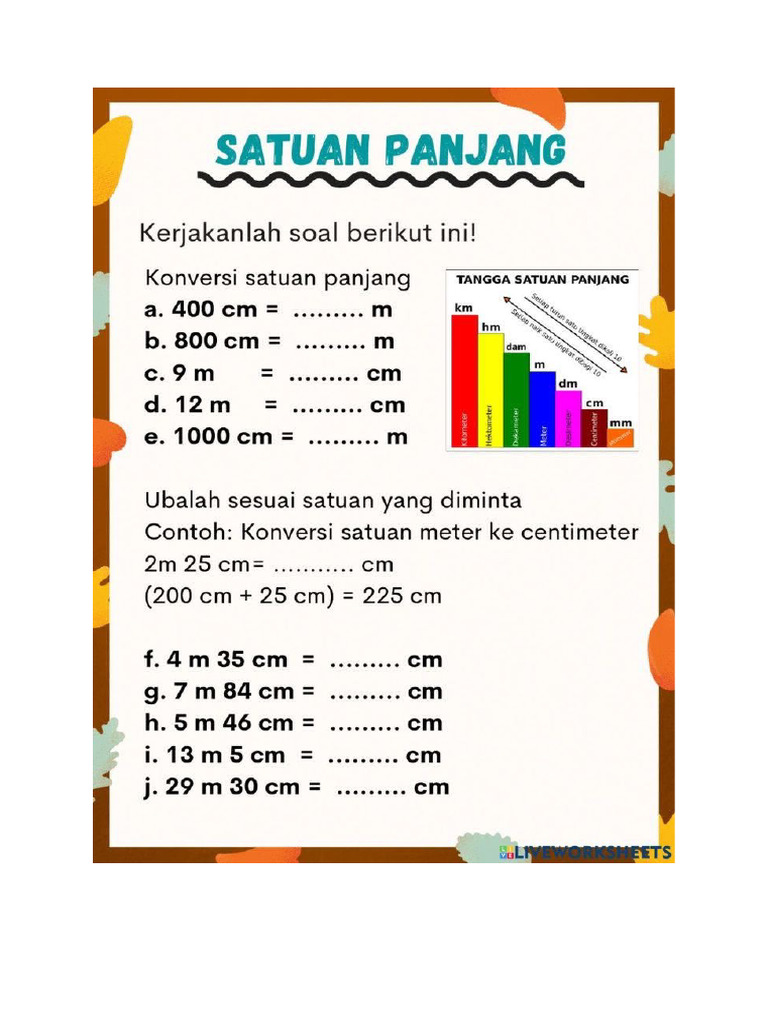 worksheet MTK G3 | PDF