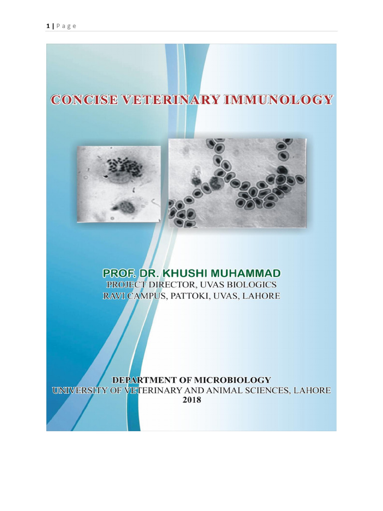 Concise Veterinary Immunology | PDF | Complement System | Antigen