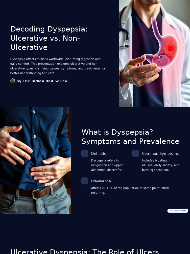 Decoding Dyspepsia Ulcerative vs Non Ulcerative | PDF | Indigestion | Clinical Medicine