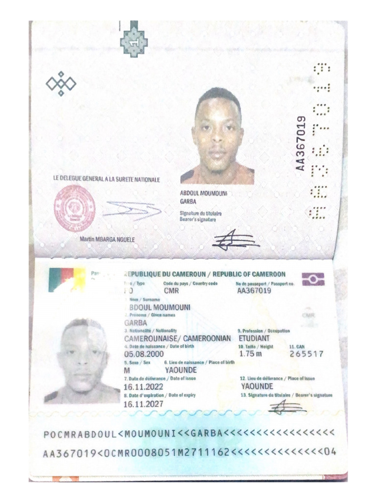Passport Abdoul | PDF
