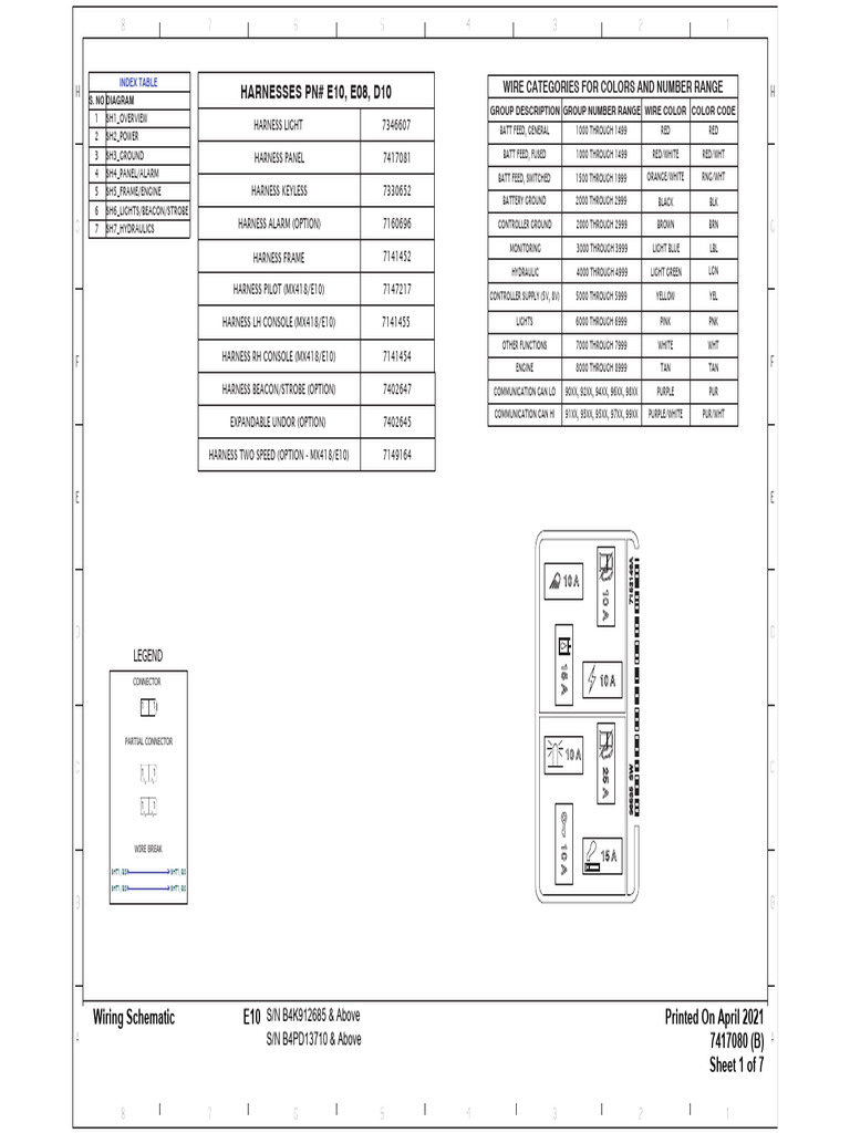 Bobcat E10z Schema Elec | PDF | Chess Openings | Chess Theory