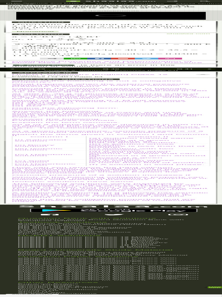 Determine The Amount of CaCl2 (I 2.47) Dissolve | PDF | Osmosis | Applied And Interdisciplinary ...