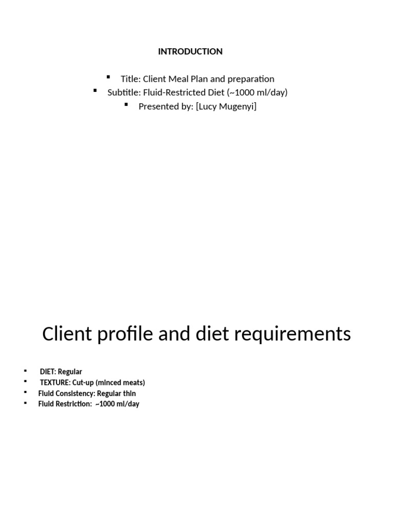 Lucy Mugenyi-Module6-Part 2 Group Assignment | PDF | Smoothie | Meal