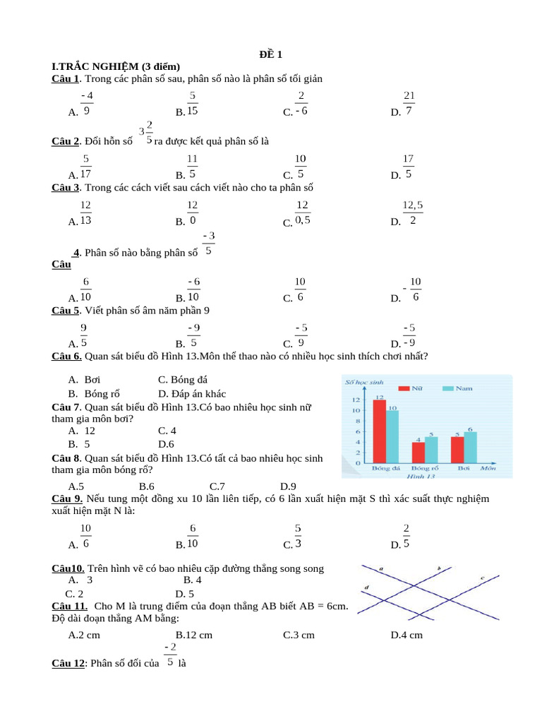 De On Tap Cuoi Nam Rat Hay | PDF