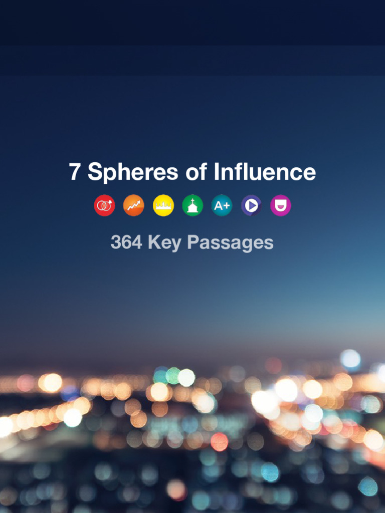 7-Spheres-of-Influence-List-of-Passages | PDF | Marriage | Jesus