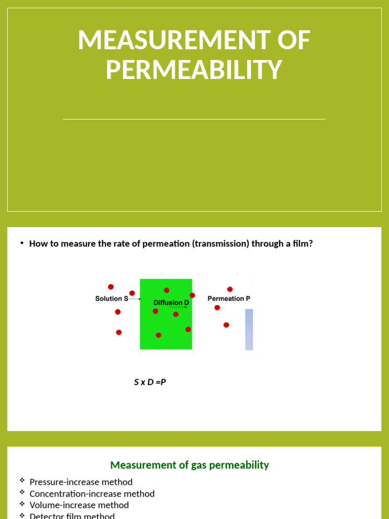 Measurement of Permeability | PDF | Physical Sciences | Applied And Interdisciplinary Physics
