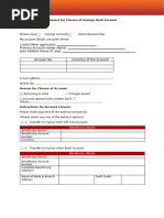 Sbi Accout Closer Form | PDF