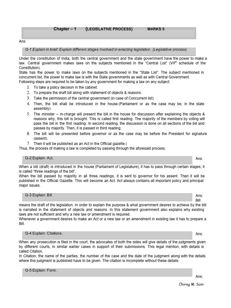 203 Defination | PDF | Bill (Law) | Government Of India