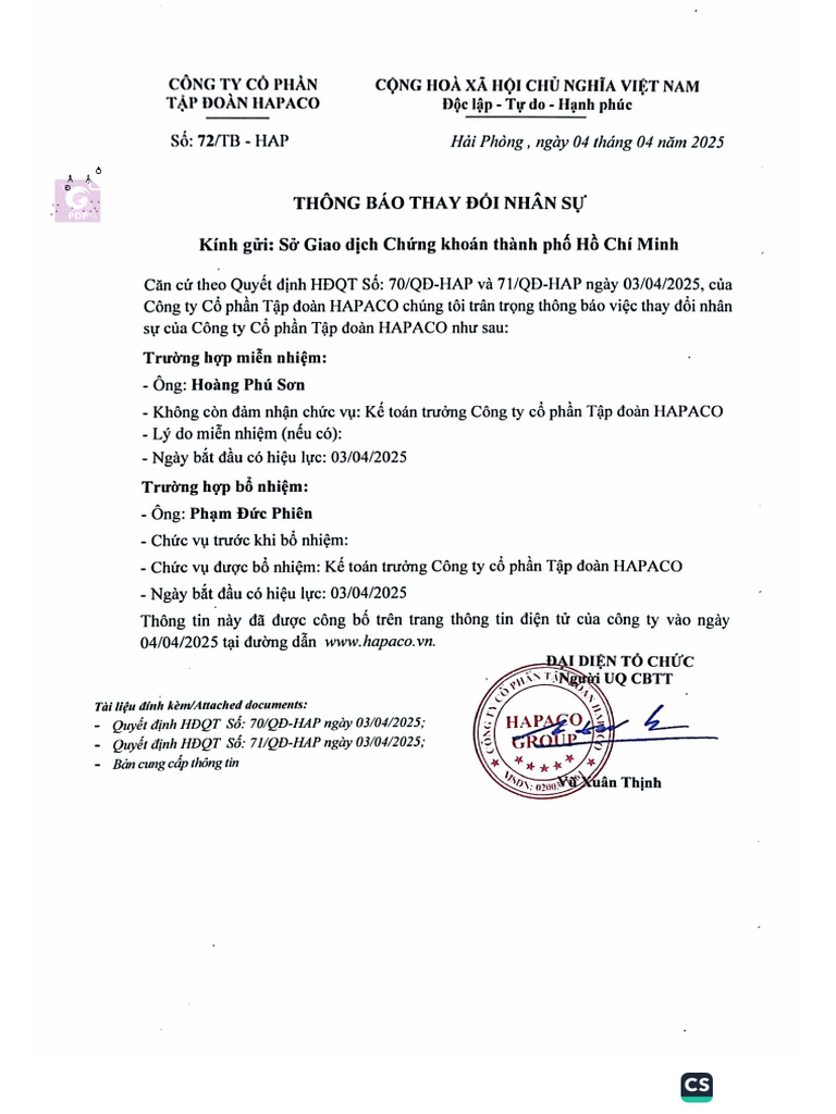 20250404-HAP-Thong-bao-thay-doi-nhan-su | PDF