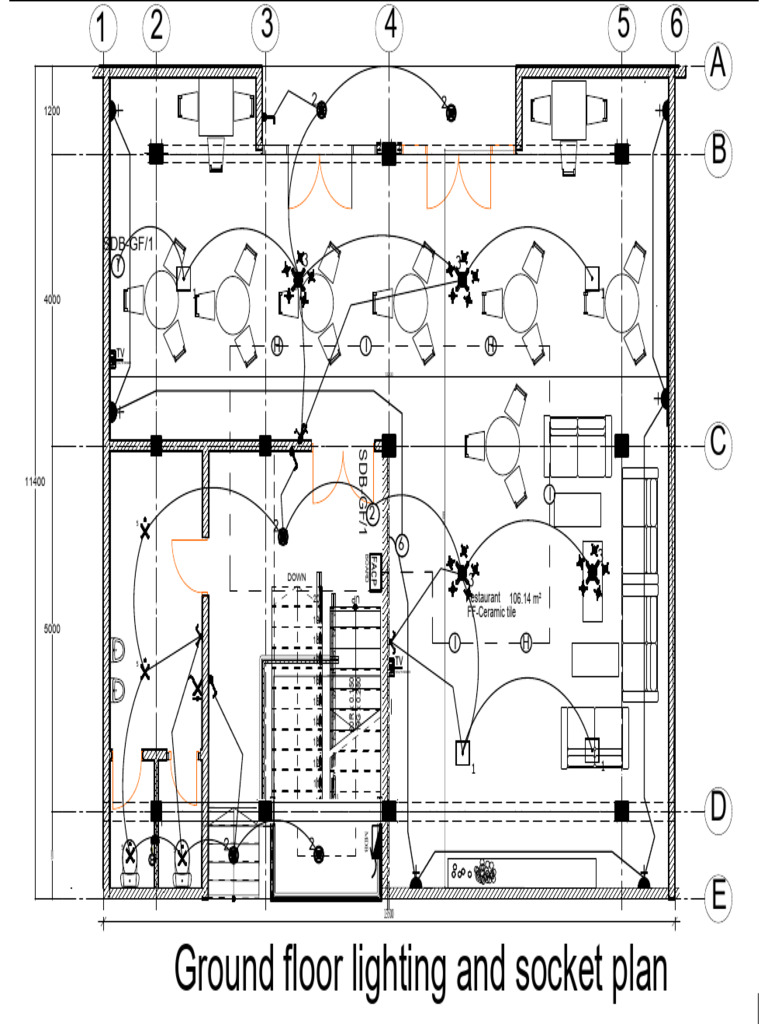 Chacha G+2 Final Print E1 Dwg-Model | PDF
