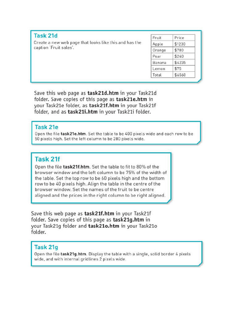 Tasks and Activities ch21 | PDF