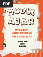 Modul Ajar MTK Kelas Iv - Piktogram Dan Diagram Batang - Lengkap | PDF