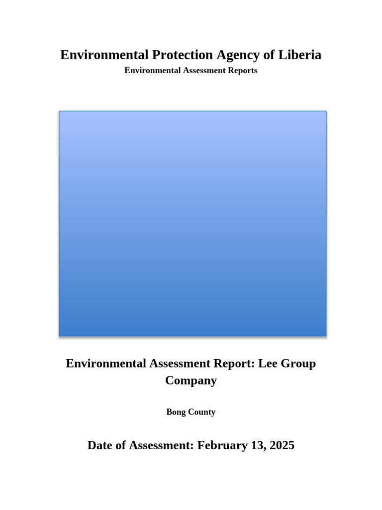 Lee Group Environmental Assessment | PDF | Regulatory Compliance ...
