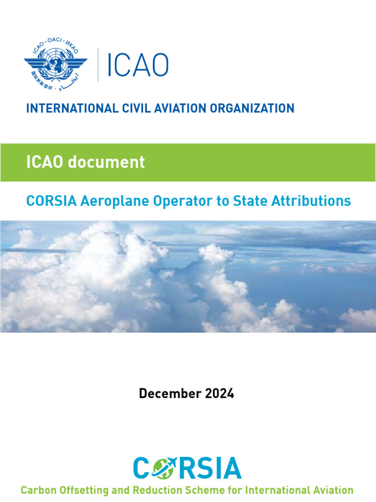 CORSIA Operator Attributions 2024 | PDF | Airlines | Civil Aviation