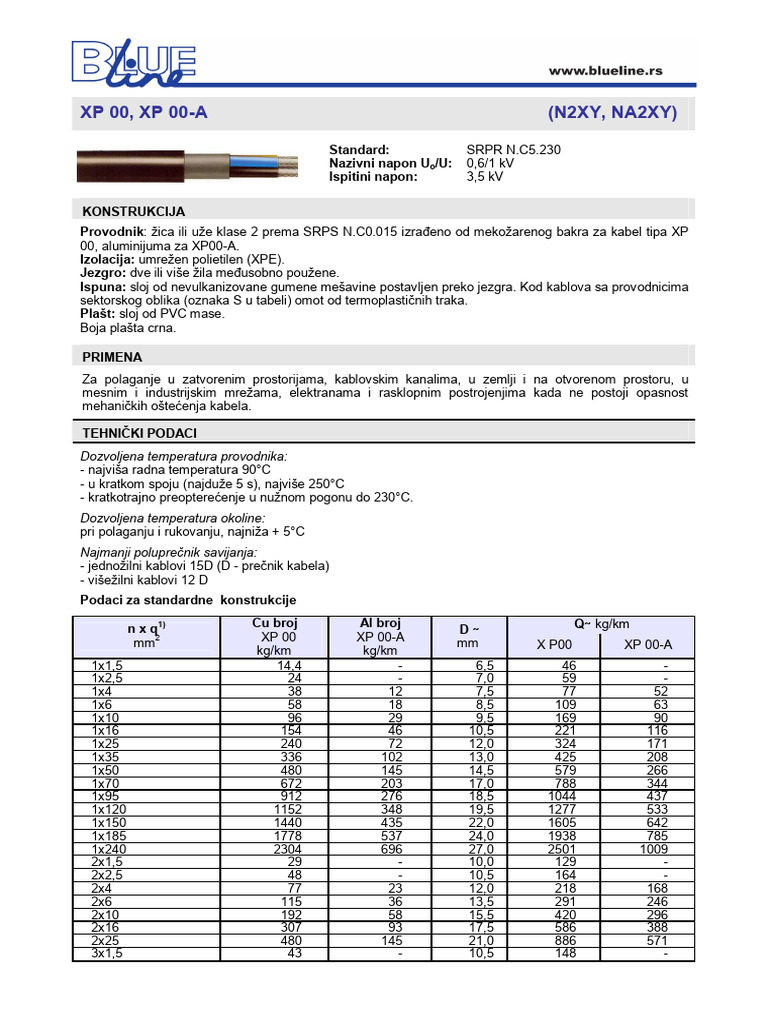 09 Kabl XP 00 (A) (N2XBY, NA2XBY) | PDF