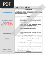 MBBS Doctor CV Format and Sample | PDF | Medical School | Health Care