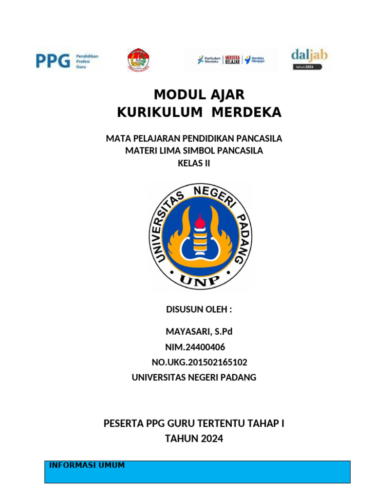 Modul Ajar PPG Oke | PDF