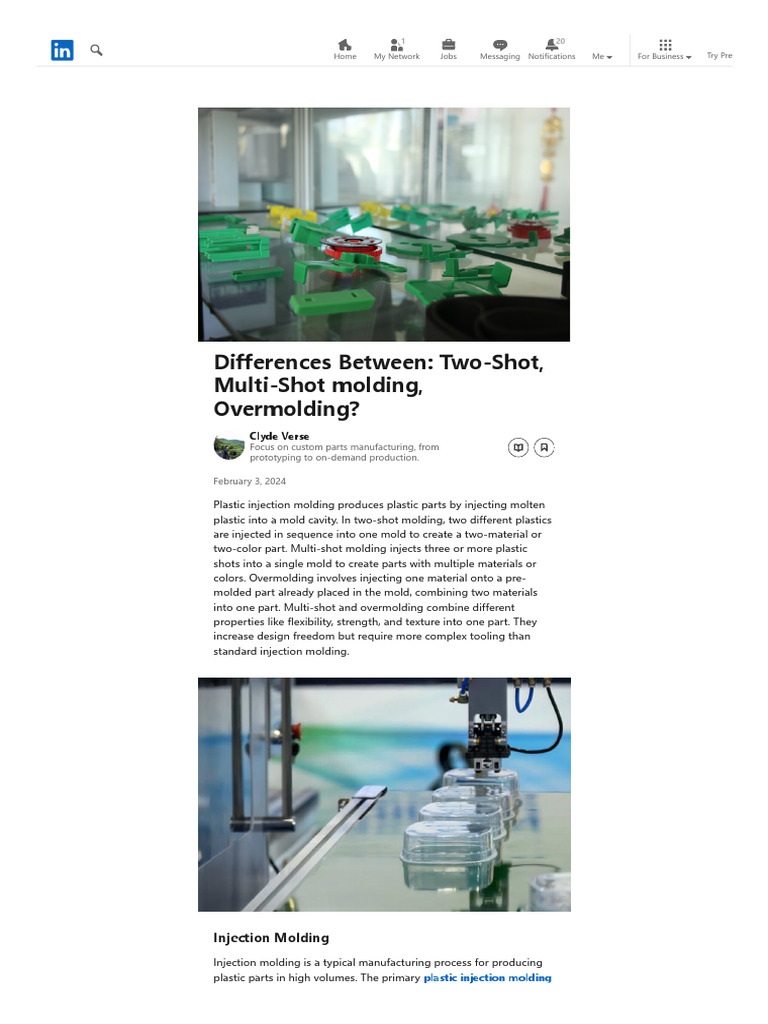 Differences Between - Two-Shot, Multi-Shot Molding, Overmolding ...