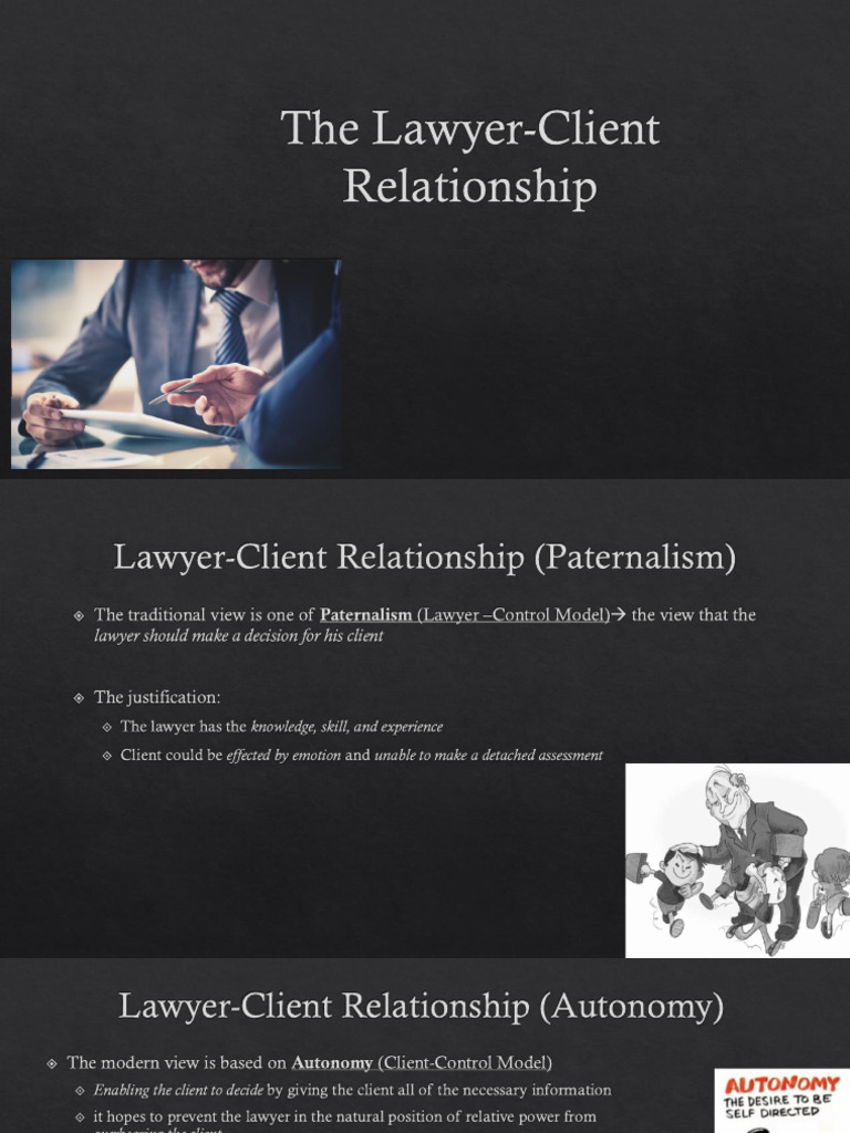 The Lawyer-Client Relationship | PDF | Lawyer | Deposition (Law)
