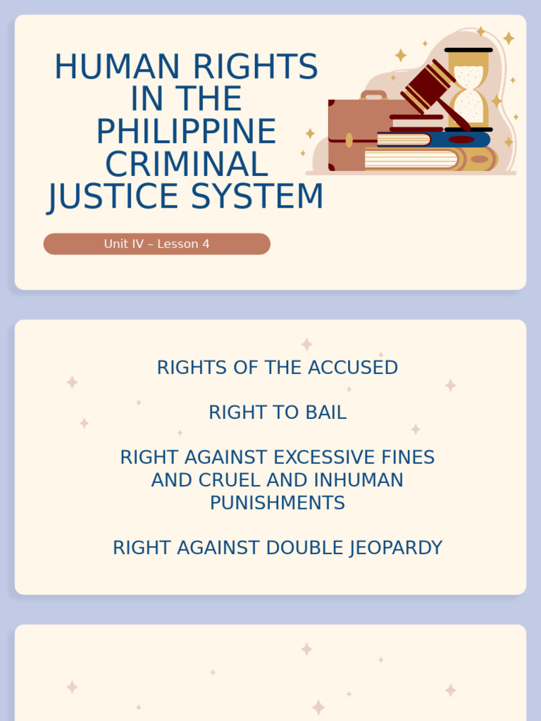 Unit IV - Lesson 4 - Human Rights Education | PDF | Bail | Eighth ...