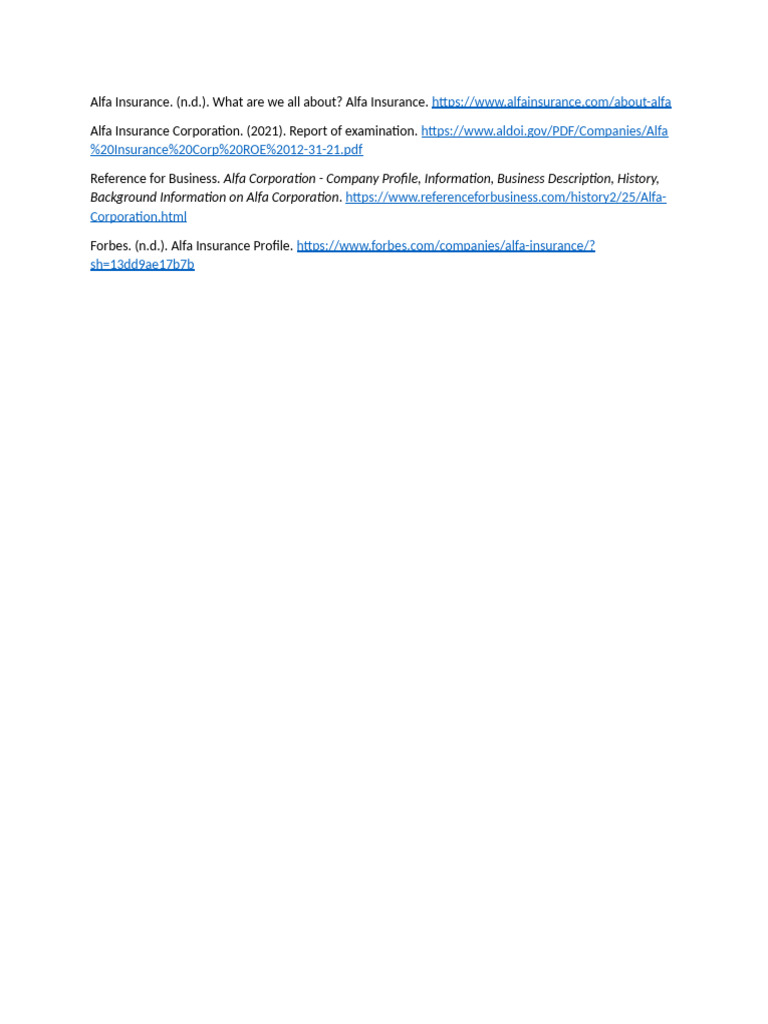 Alfa Life Insurance Overview | PDF