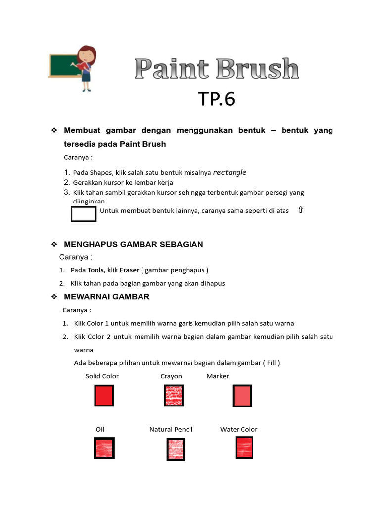 Materi Tema.6 - Paint Part 2 | PDF