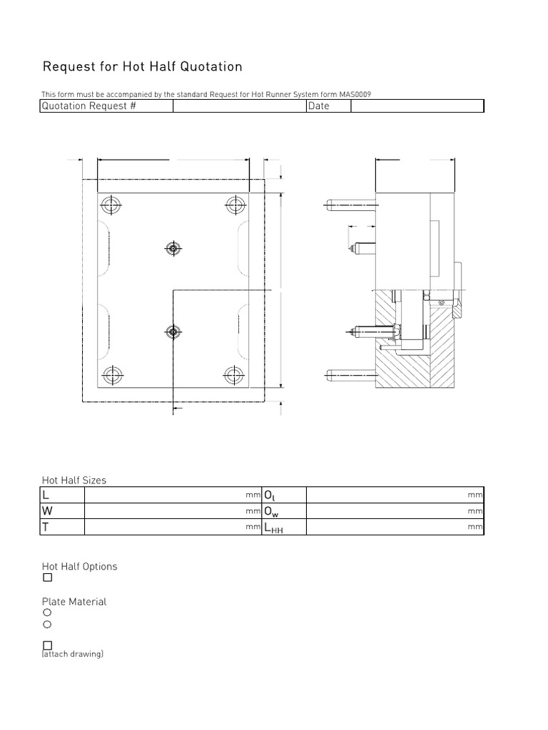 Hot Half Quotation Form | PDF