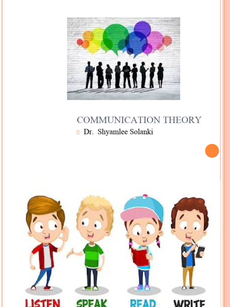 COMMUNICATION THEORY Modified 2022 | PDF | Communication | Information