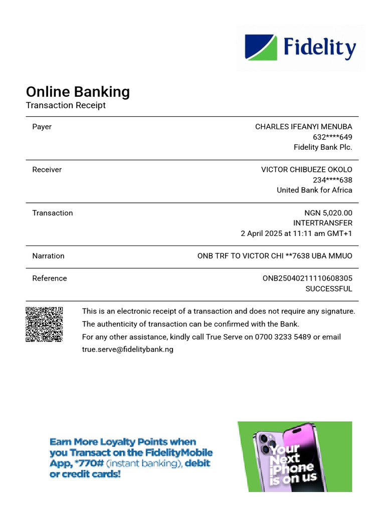 Transaction Receipt | PDF