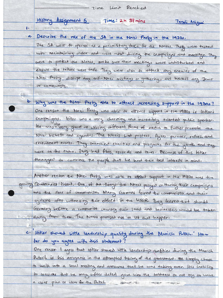 A05 GCSE History | PDF