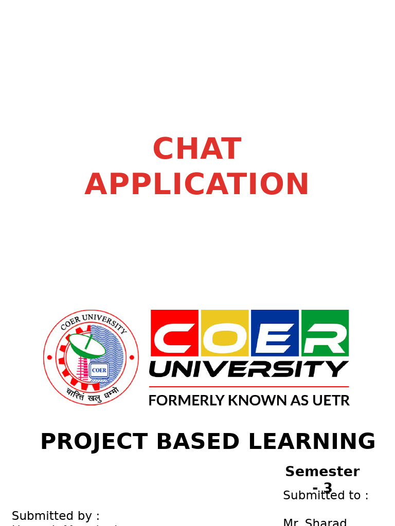 Chat Application | PDF | Server (Computing) | Client–Server Model