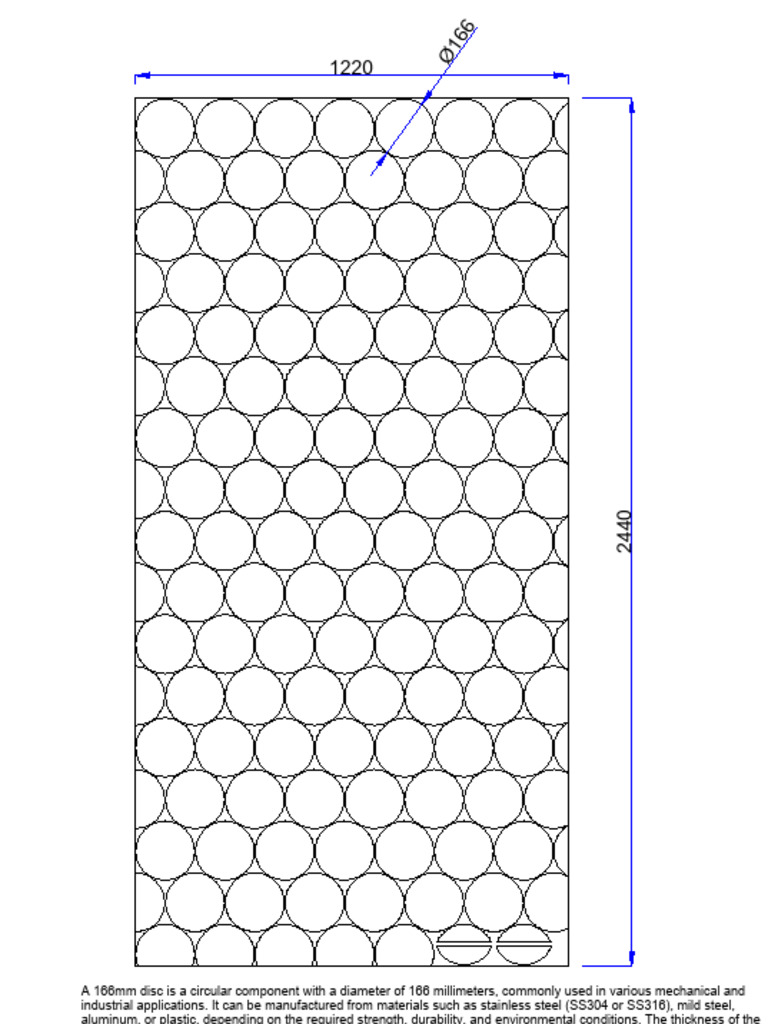 166mm Dia Dics | PDF