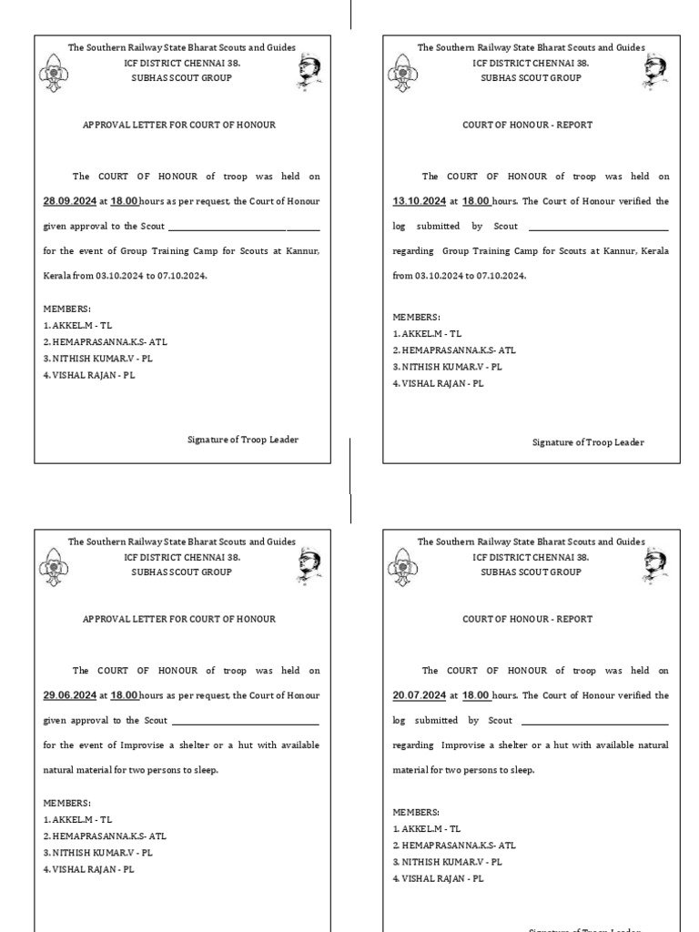 Rasht Scout Coh 20225-1 | PDF | Scouting | Youth Organizations