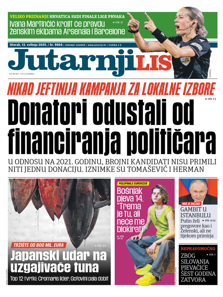 Jutarnji List 13.5.2025. | PDF