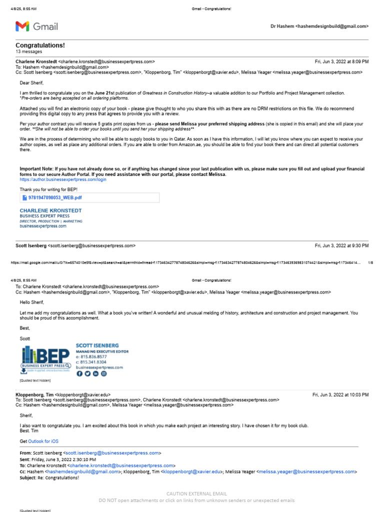 Greatness - Congratulations! PMI Literature Award 2025 | PDF
