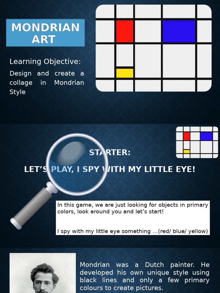 Week 2 - MONDRIAN ART | PDF