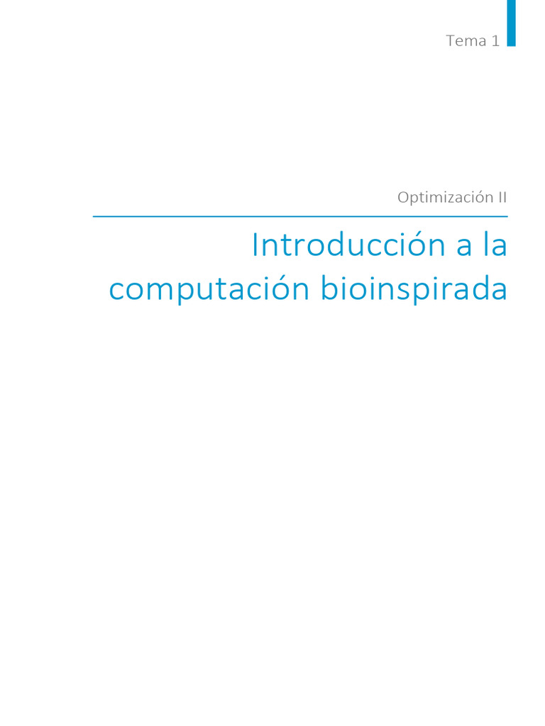 Tema 1 | PDF | Optimización Matemática | Algoritmos