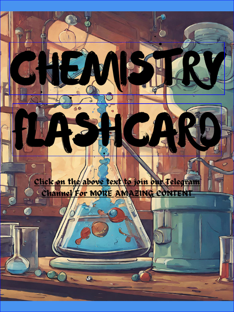Chemistry Flashcard for JEE NEET | PDF