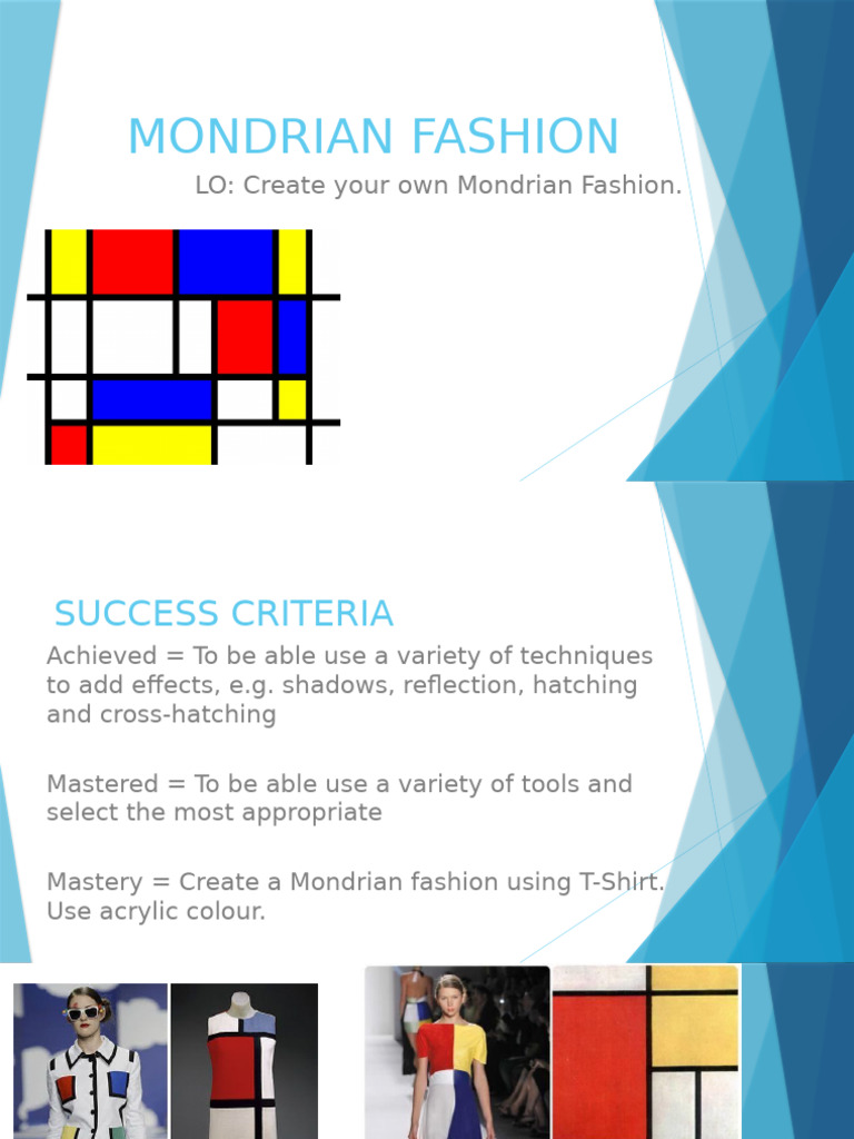 Week 5 MONDRIAN FASHION | PDF
