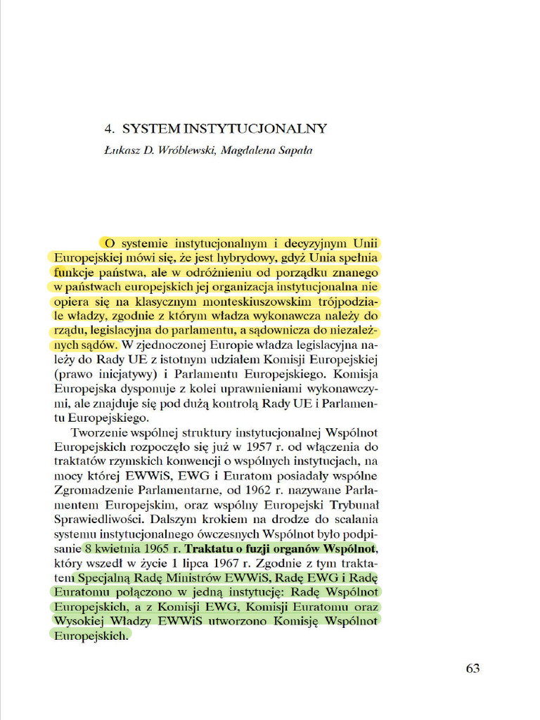 System Instytucjonalny Ue | PDF