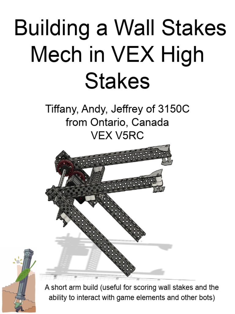 VEX Wall Stakes Mechanism Build Guide | PDF | Gear | Screw