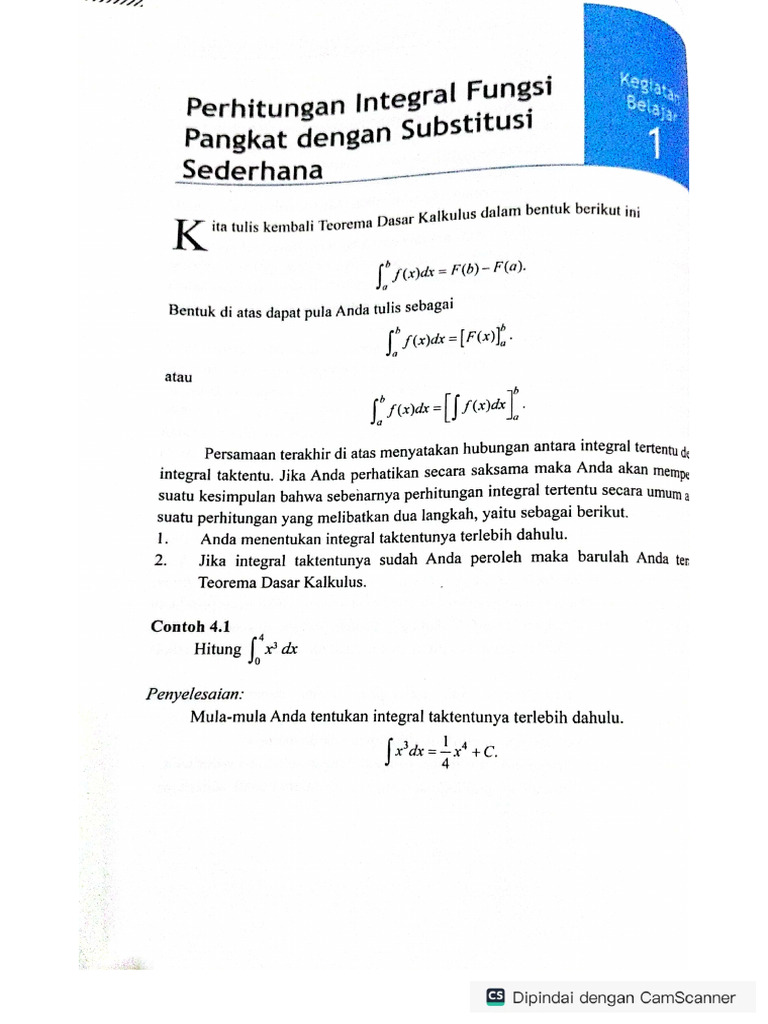 Integral Pangkat Sofi | PDF