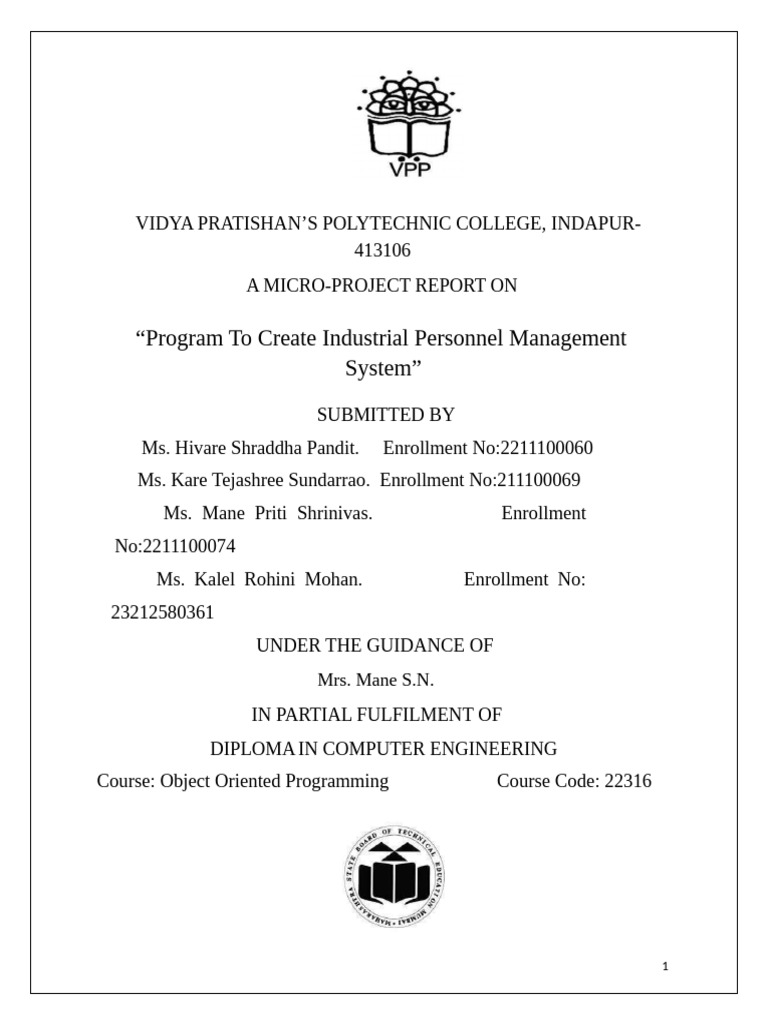 OOP_microproject_Group | PDF | C++ | Object Oriented Programming