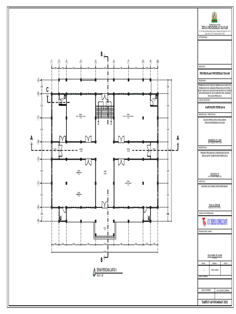 Denah Gedung Serbaguna | PDF