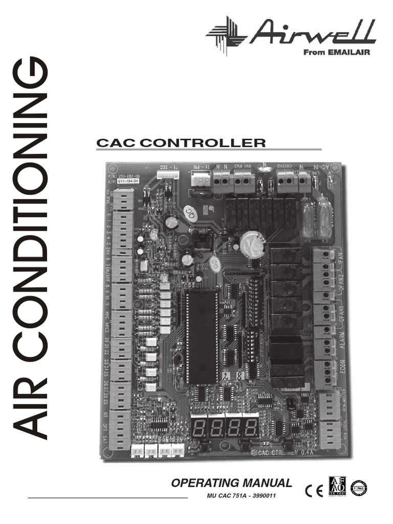 Manuals - CAC Operating Manual 0703 | PDF | Thermostat | Power Supply